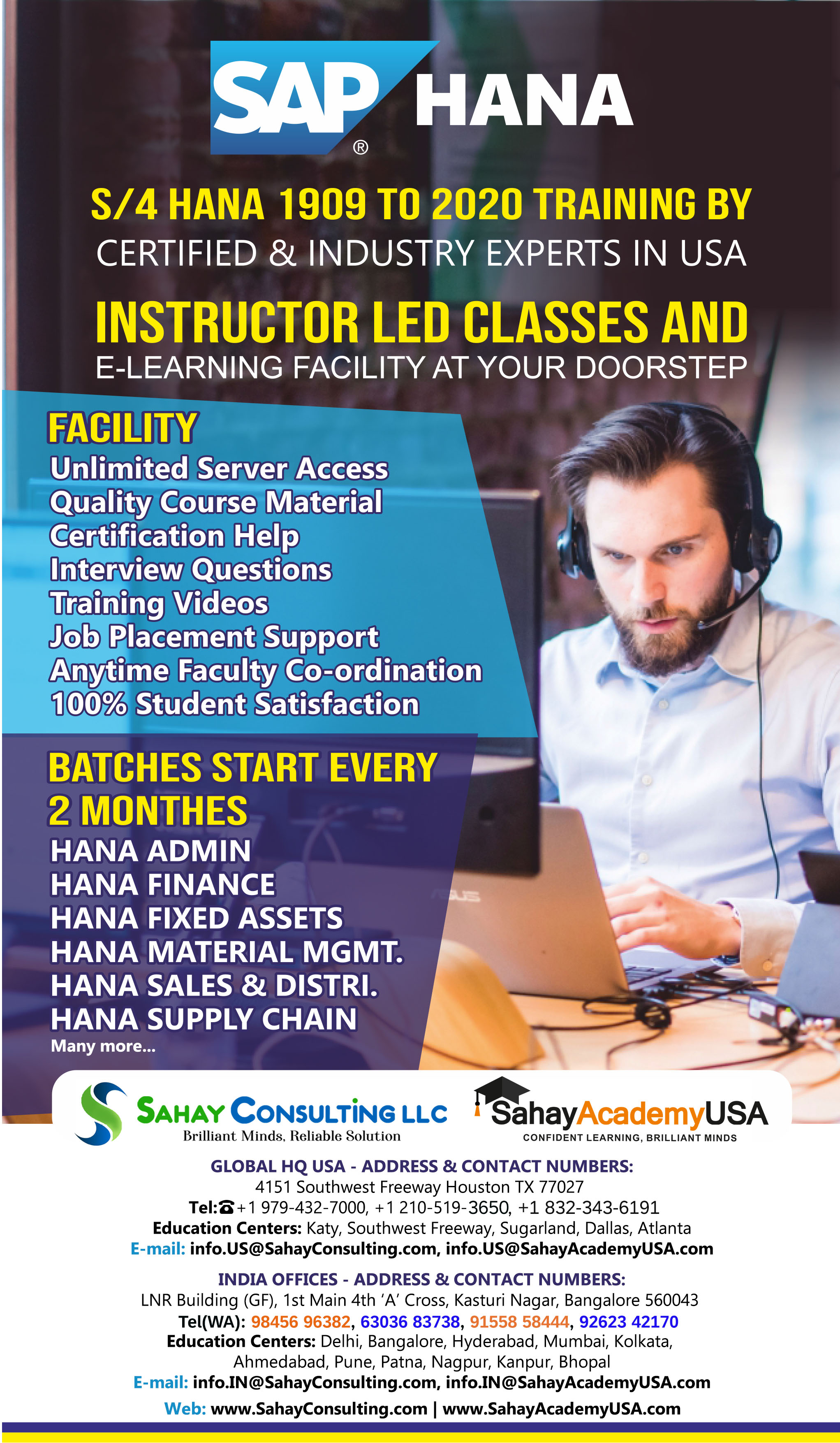 Sahayconsulting - SAP TRAINING MODULES